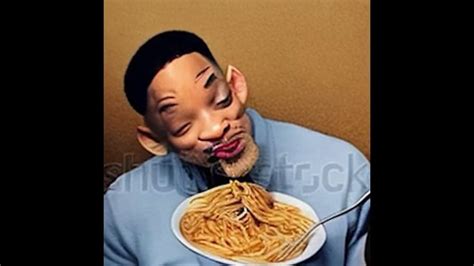 Will Smith Eating Spaghetti Again And Again Will Smith Smith Spaghetti