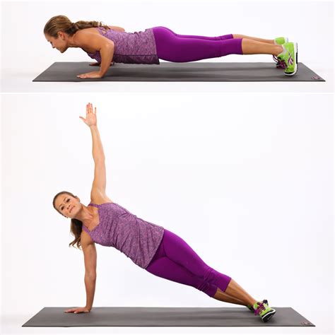 T Push Up Exercise