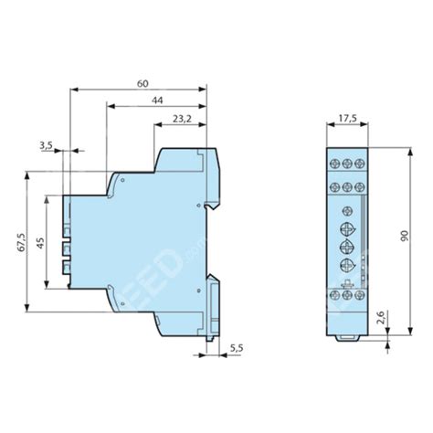 8a Timer Relay Crouzet Mur3