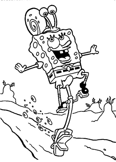 Coloring Pages Printable Spongebob