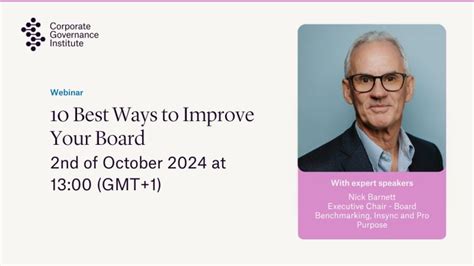 Anthony Quigley On Linkedin 🚀 Webinar 10 Best Ways To Improve Your