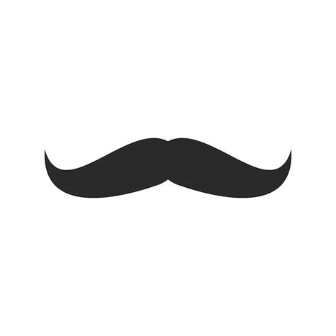 Ícone Do Bigode Vetor Premium