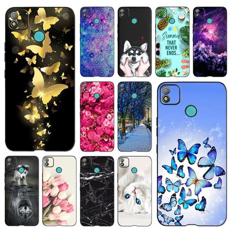 เคสโทรศัพท์มือถือซิลิโคนลายผีเสื้อน่ารักสําหรับ Tecno Pop4 Lite Pop4 4