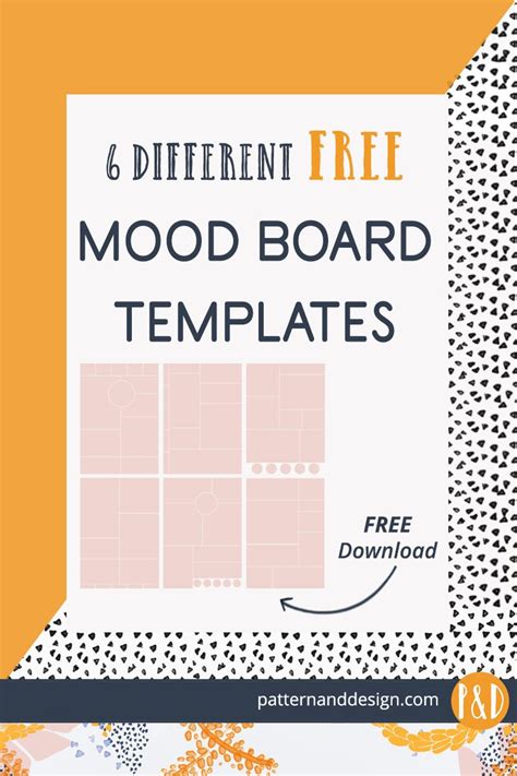 The 6 Different Free Mood Board Templates