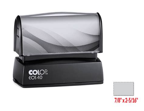 Eos 40 Pre Inked Stamp Rubber Stamp Warehouse