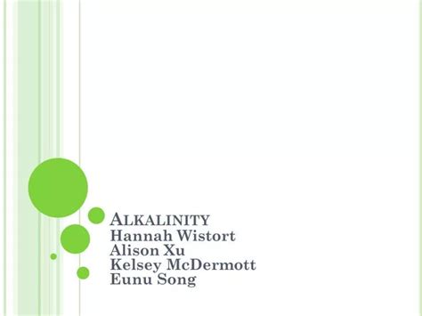 Ppt Alkalinity Powerpoint Presentation Free Download Id4752704