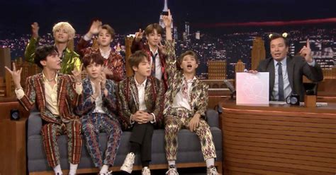 지미팰런쇼 출연 방탄소년단 Rm 유엔 연설 긴장 종이 들고 있던 손 떨려