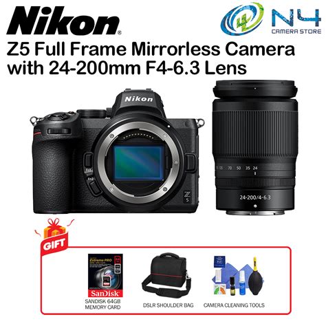 Nikon Z5 Full Frame Mirrorless Camera Nikon Z5 With Kit Lens Shopee