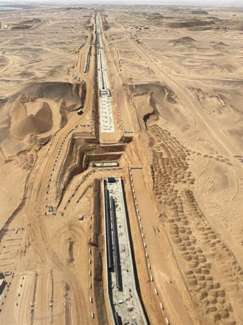 Photos Show Concrete Works Underway At The Line Megacity