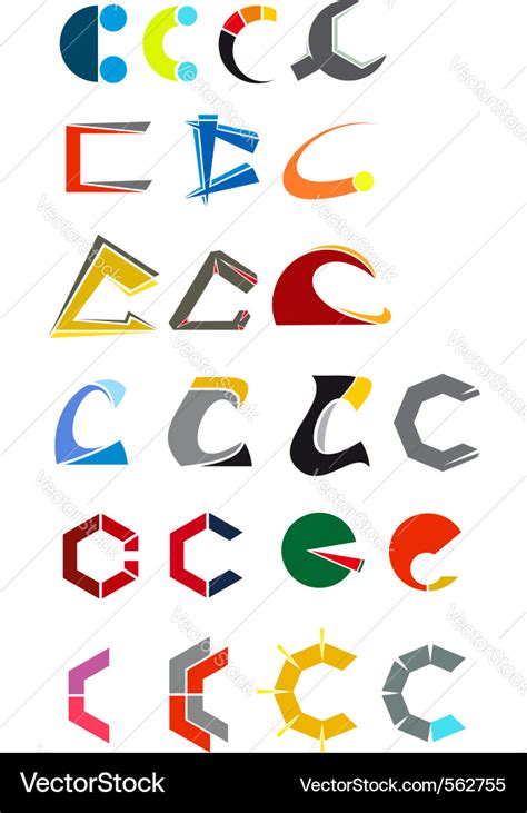Alphabet Symbols Royalty Free Vector Image Vectorstock