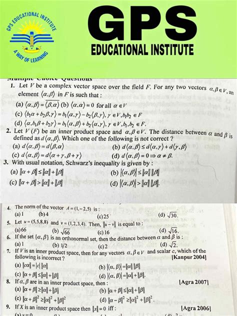 bilinear and inner product pdf