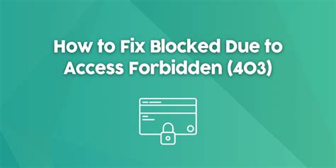 How To Fix Blocked Due To Access Forbidden Error In Google Search Console