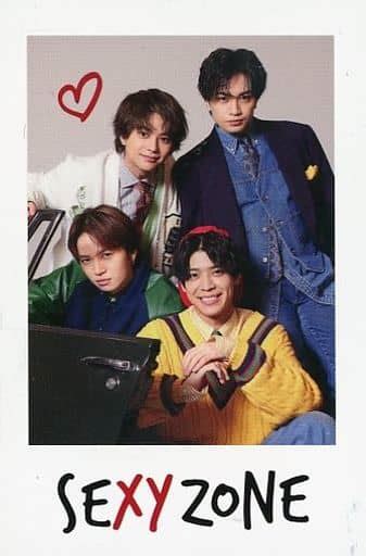 駿河屋 Sexyzone集合4人「セクシーゾーン ドームツアー2022 ザ・ハイライト」パンフレット封入フォトカード（男性