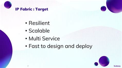 IP Fabric How To Design A Scalable Multi Services Datacenter Network PPT