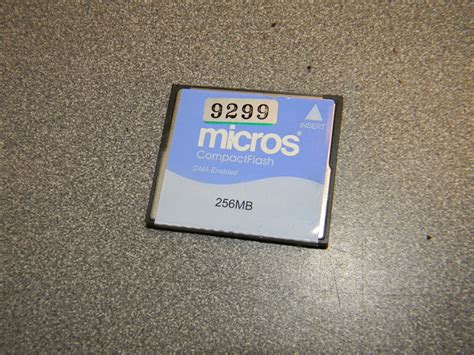 Купить Ресторанные системы Compactflash Memory Card For Micros Ws5 Ws5a Workstations 256 Mb