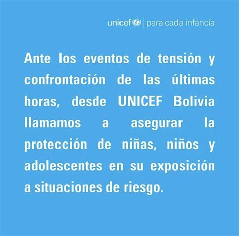 Unicef Llama A Proteger A Niñas Niños Y Adolescentes En Su Exposición