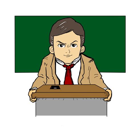 教師｜フリーのイラスト素材「もってけ画廊」