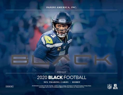 2020 Panini Black Football Hobby Box Breakaway Sports Cards