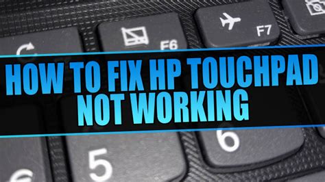 How To Fix Hp Touchpad Not Working On Windows Or Windows Computersluggish