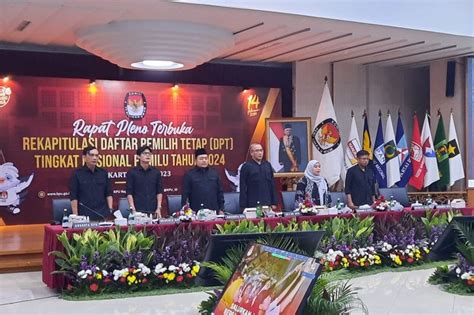 KPU Umumkan DPT Pemilu Tahun Berjumlah Orang Medianesiaid