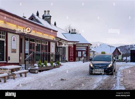 Aviemore Highlands And Islands UK 9th Jan 2025 This Is A Taxi