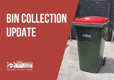 Bin Collection Update Wednesday 14 August Golden Plains Shire Council