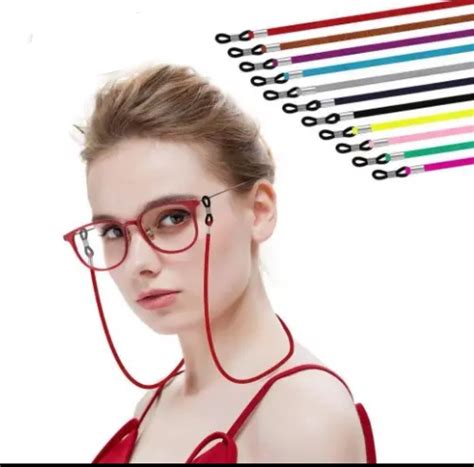 Lanyard Eyeglass Retainer Chain Premium Leather Glasses Strap Eyewear