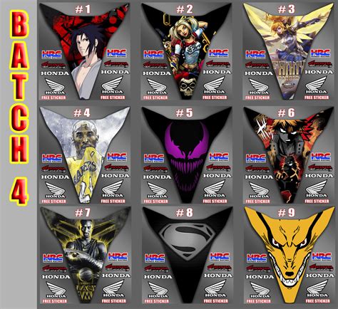 Honda Click Gc V2 Panel Sticker Front Laminated Sticker Lazada Ph
