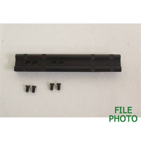 Scope Base Detachable Top Mount One Piece Style Blue Alloy By