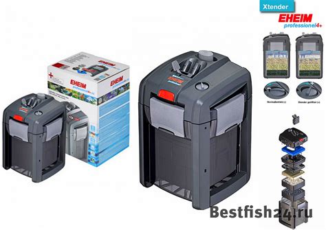 Низкая цена! Купить 1м) Внешний фильтр Eheim Professional 4+ 250 ...