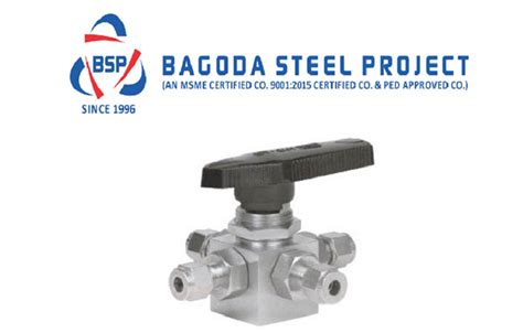 SS Double Ferrule Tube Ends Four Way Ball Valves For PreSSure Size