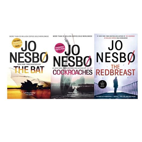 HARRY HOLE Thriller Series By Jo Nesbo LARGE Paperback Set Of Books 1 3