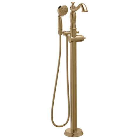 Delta Cassidy Champagne Bronze 2 Handle Residential Freestanding