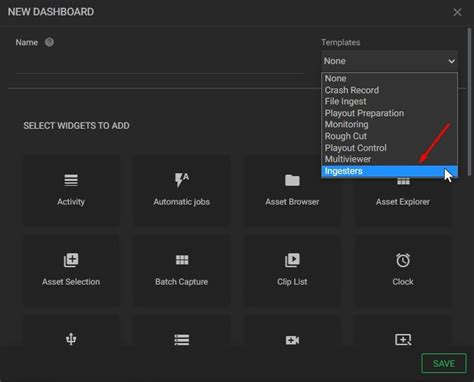 Creating Custom Dashboard Templates Docs