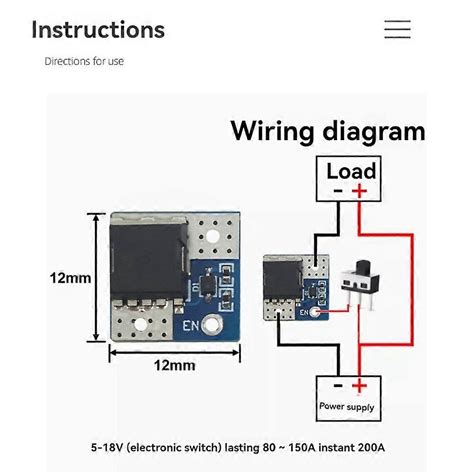 V Mini High Power MOS Trigger Switch Drive Module A Max FET PWM Regulated Electronic