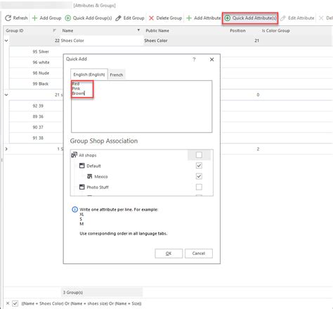 light up prestashop attribute management with store manager