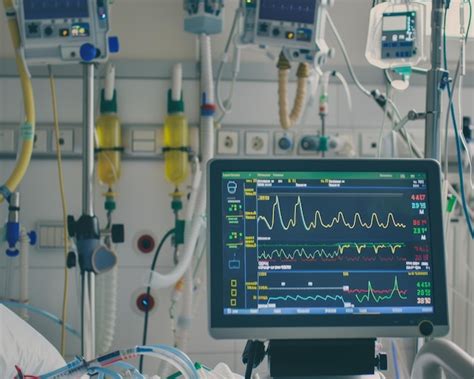 Premium Photo Real Time Patient Data Visualization With Advanced Life