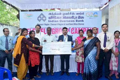 Indian Overseas Bank Conducted Shg Camp In Web Branch Chennai