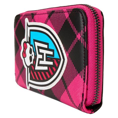 Monster High Crest Zip Around Wallet Entertainment Earth