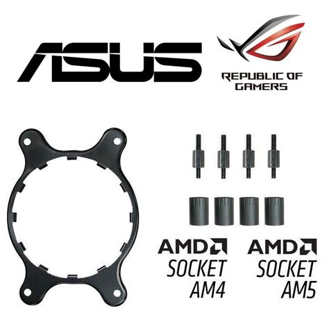 Asus Rog Aio Am4 Am5 Bracket Kit Fits Rog Strix Rog Ryuo And Rog