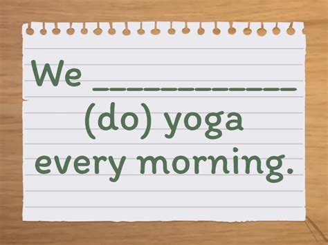 Fill In The Blanks With The Present Continuous Form Of The Verbs In Parentheses Flash Cards