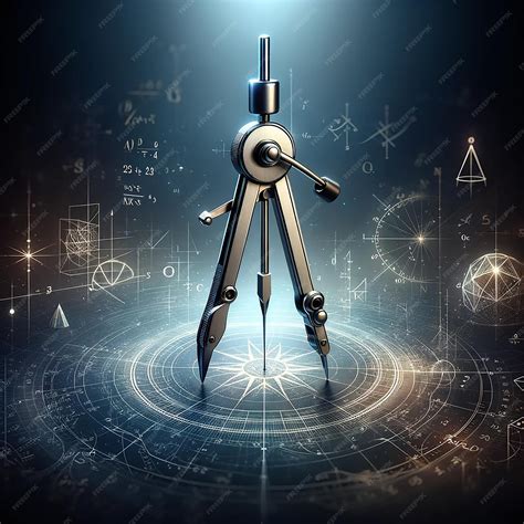 Premium Photo A Ruler Compass With The Word Mathematical On It
