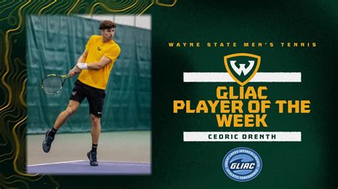 Wayne State S Daniel Grey And Ferris State S Ana Sofia Hernandez Ferrer Named GLIAC Tennis