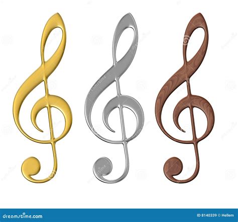 Musical Nodes Isolated Royalty Free Stock Images Image