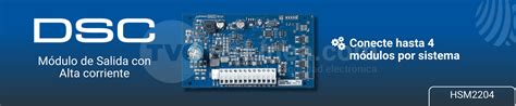 Dsc Hsm2204 Módulo Fuente Con 4 Salidas Programables