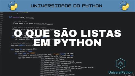 O que são LISTAS em PYTHON YouTube