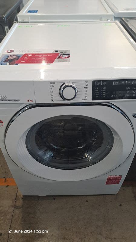 Hoover HW AMC H Wash Kg Load Spin Washing Machine White H W D Refurbished