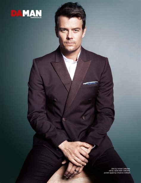 Josh Duhamel Sports Leather Biker Jacket For Da Man February March 2015