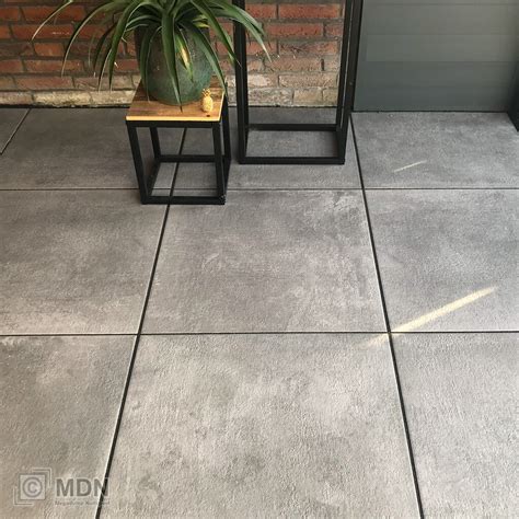 Keramische Tuintegels Terrastegels Keramiek 6060 Grijs Megadump
