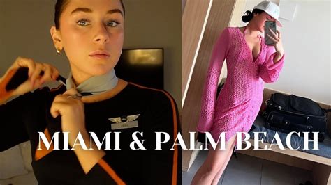 Flight Attendant Life Miami And Palm Beach Layovers Youtube